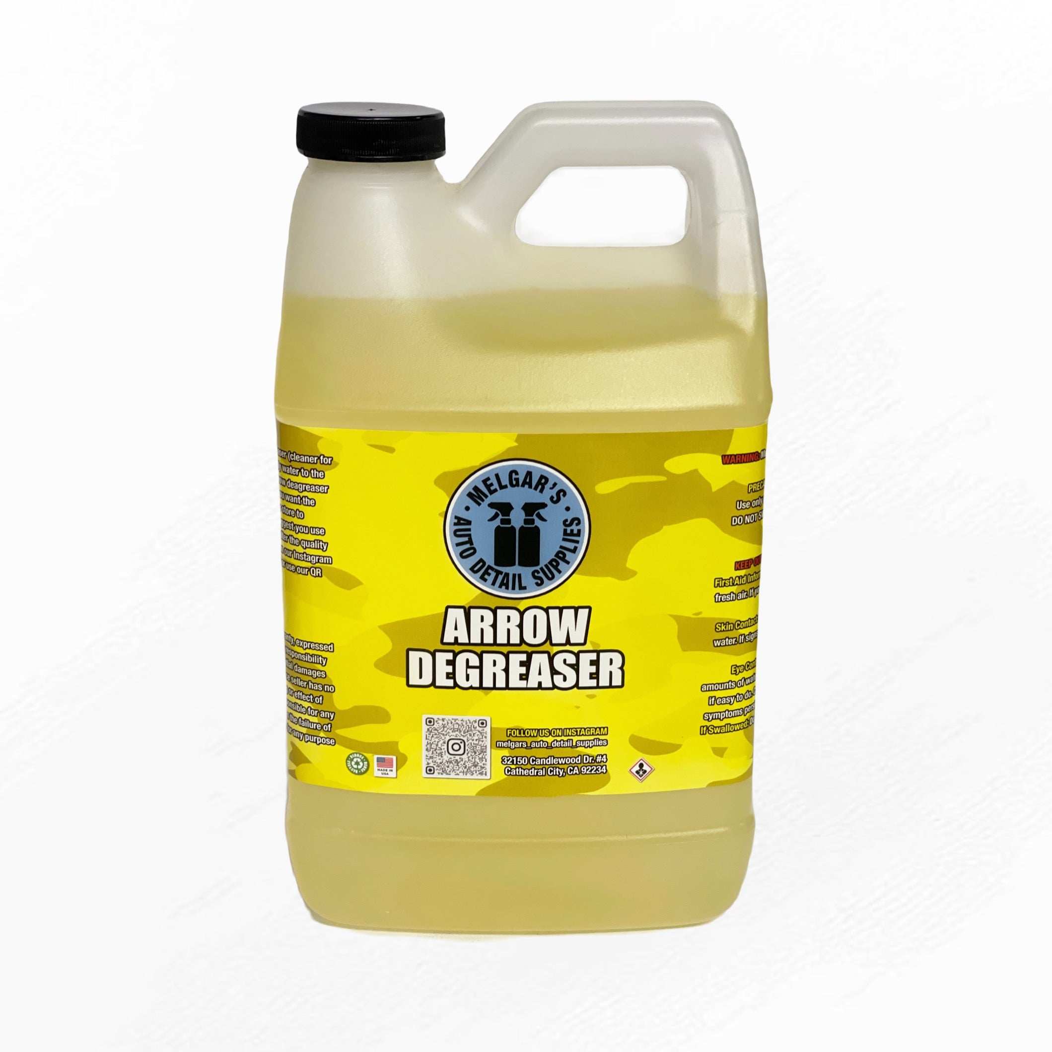 Arrow Degreaser 1/2 Gallon – Melgar's Auto Detailing Supplies